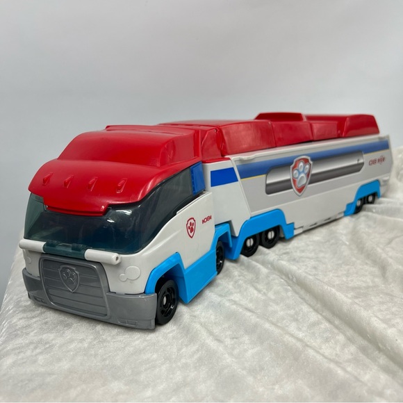 Paw Patrol | Toys | Paw Patrol Rescue Truck Transport Command Center ...